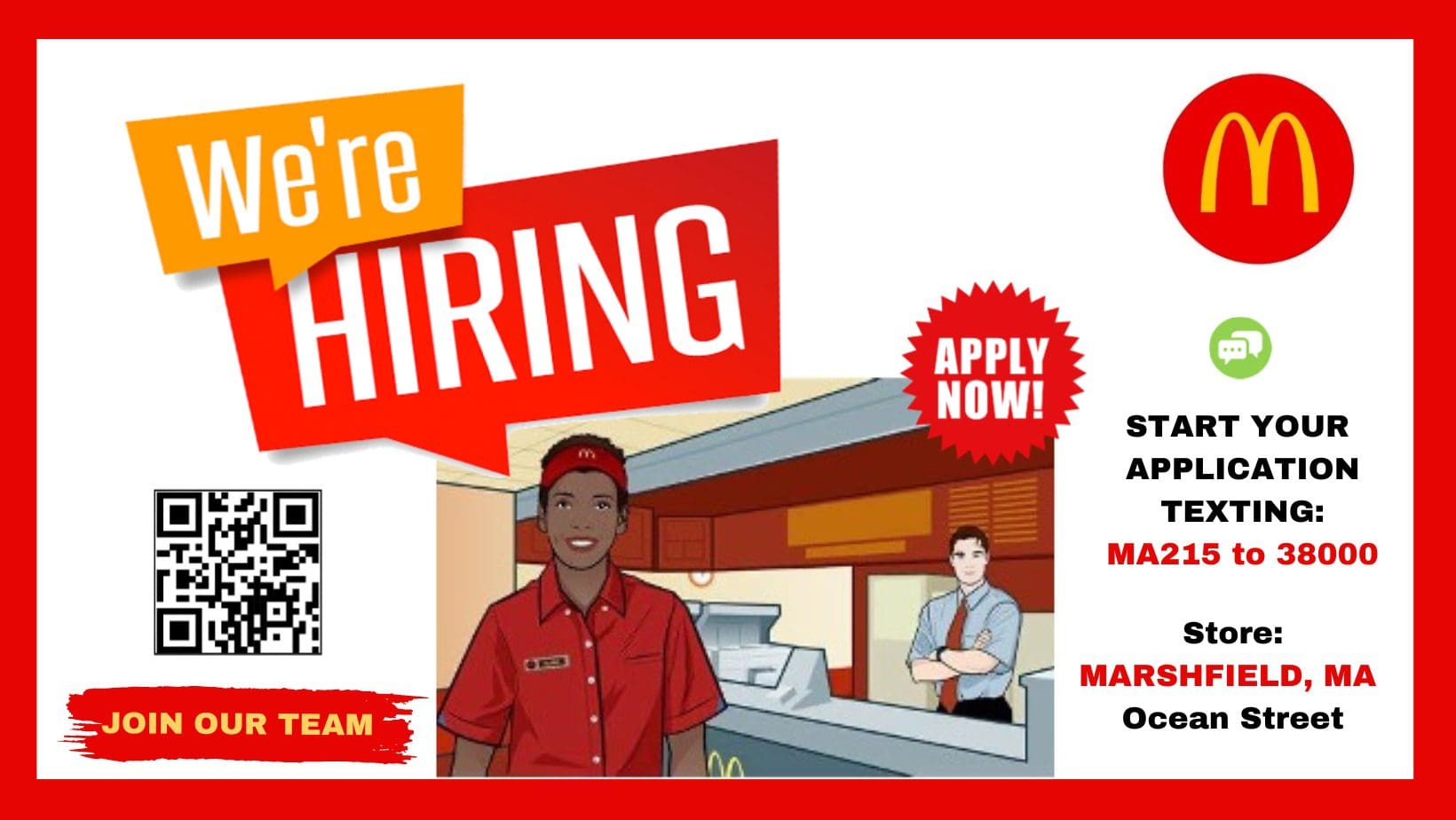 Join Our Team! We’re hiring at our Marshfield, MA location. We offer great benefits, flexible ...